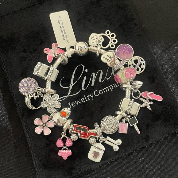 Linx | Jewelry | Linx Snake Chain Bracelet With Jeep Themed Charms ...